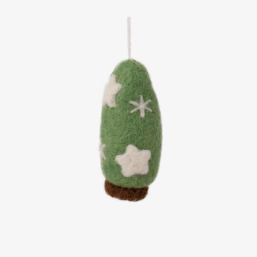 Adorable Handmade Felt Pine Tree - Nomad Kraft
